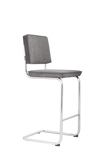 Barhocker 'Ridge Rib' - Grau - Online kaufen bei Reforma